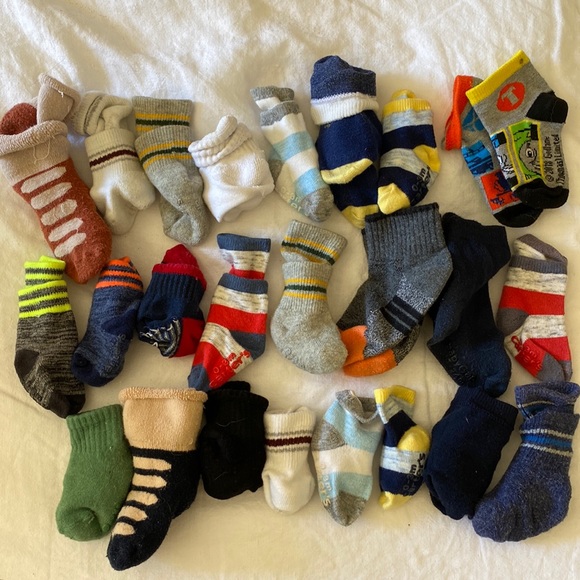 Accessories | 24 Pairs Of Baby Boy Socks | Poshmark